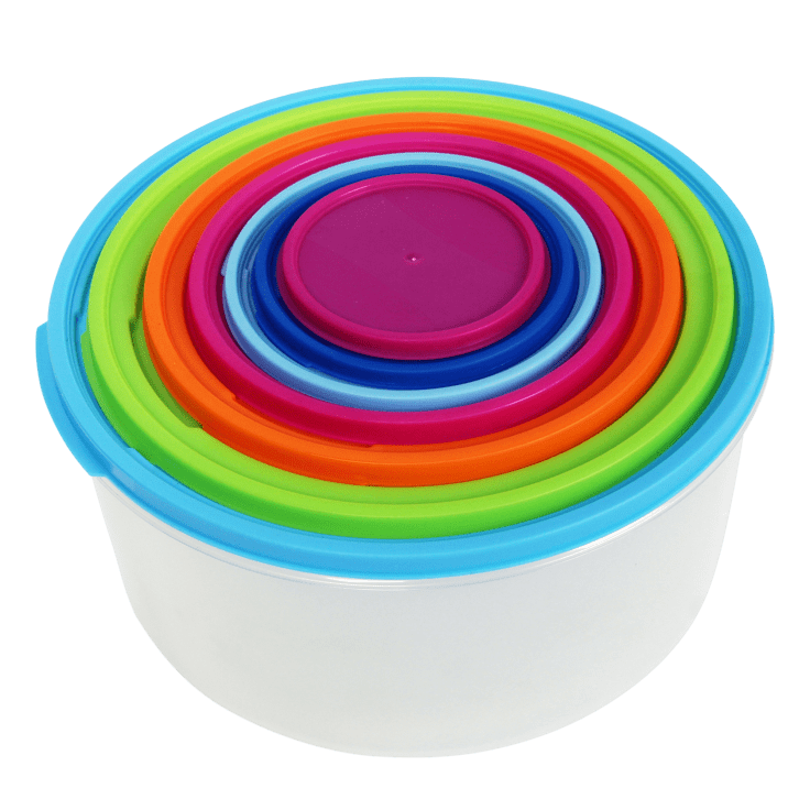 MorningSave: 14-Piece Multi-Color Food Storage Container Set