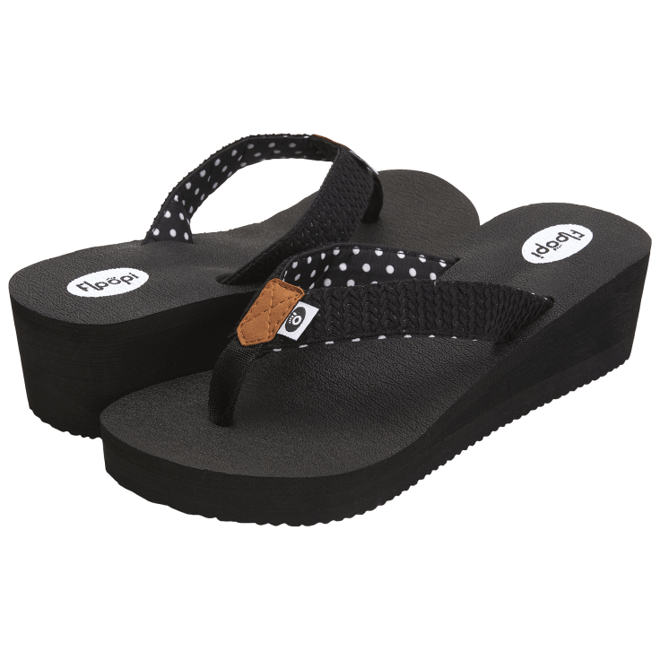 MorningSave: Floopi Women's Anna Wedge Yoga Mat Thong Flip Flop