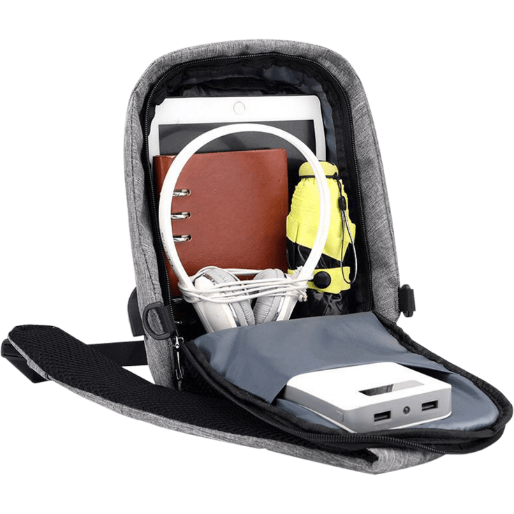 MorningSave: Anti-Theft Chest Bag with USB Charger