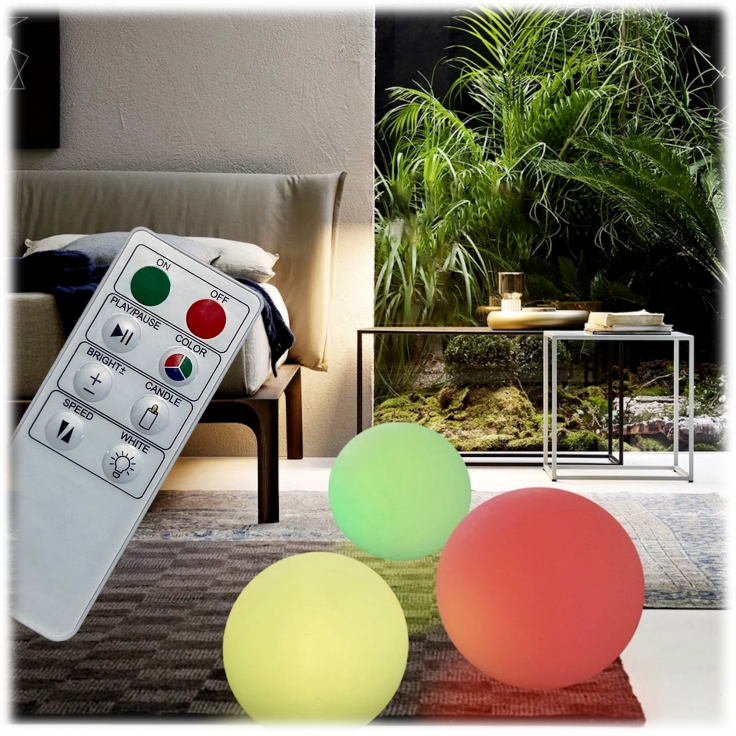 MorningSave: 2-Pack: Koble Cascade Waterproof Decorative LED Spheres