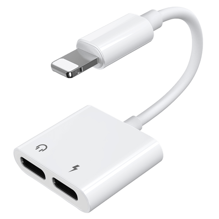 MorningSave: 2-Pack: Geek Supply 2-in-1 Audio Adapter Splitter for iPhone