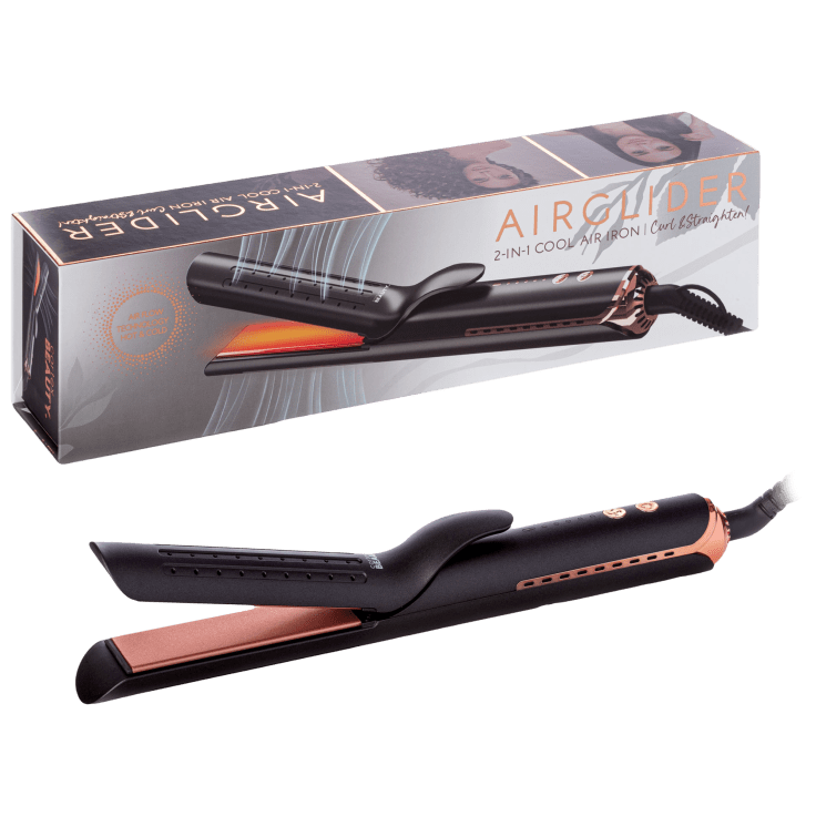 Shop Univision: Cortex Beauty AirGlider 2 en 1 Plancha/Rizador de Aire Frío