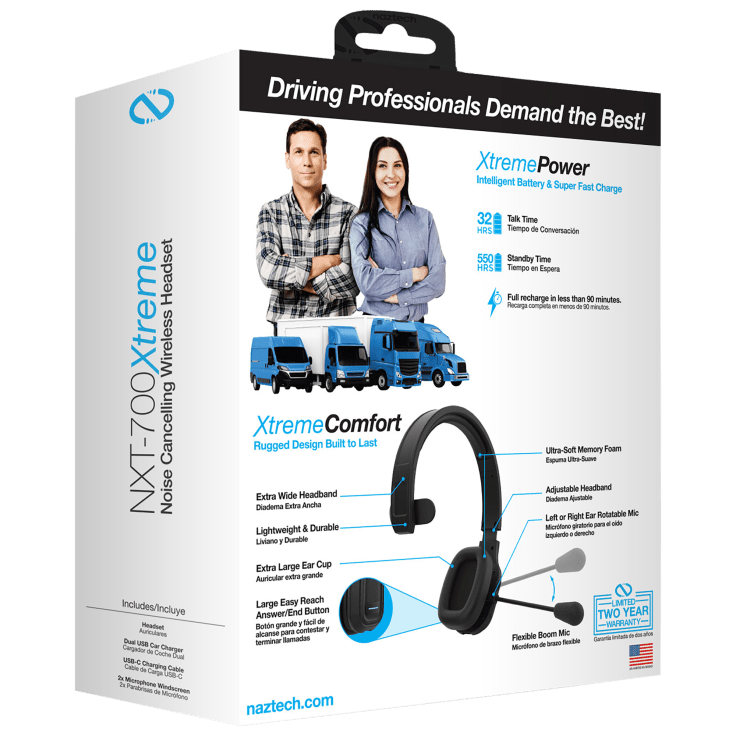 SideDeal: Naztech NXT-700 Xtreme Noise Cancelling Wireless Headset