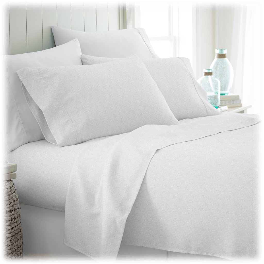 MorningSave: Cloth & Gable 4-Piece Premium Soft Chambray Style Pattern ...