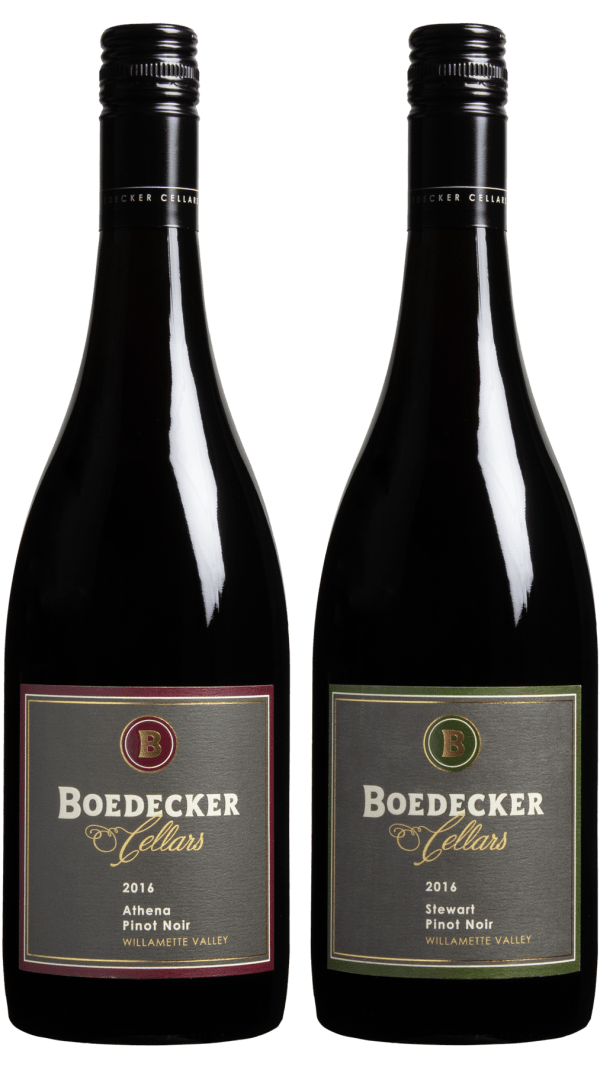 Casemates: Boedecker Cellars Single Vineyard Pinot Noirs
