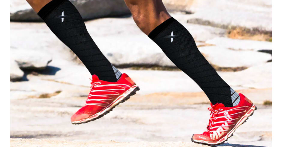 SideDeal: 6-Pack: XTF Unisex Premium Gold Compression Socks