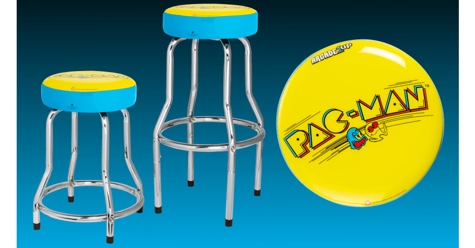 Meh: 2-Pack: Arcade1up Adjustable Pacman Arcade Stools