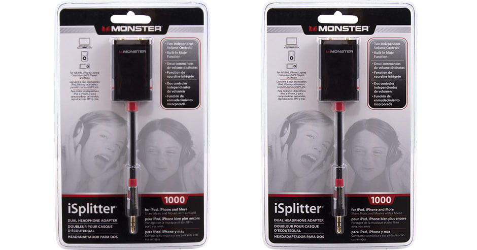 Meh: 2-for-Tuesday: Monster Headphone Splitters with Volume Controls