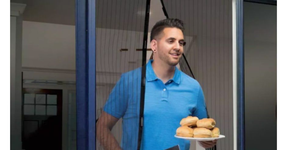 MorningSave: 2-Pack Magic Mesh Magnetic Screen Doors