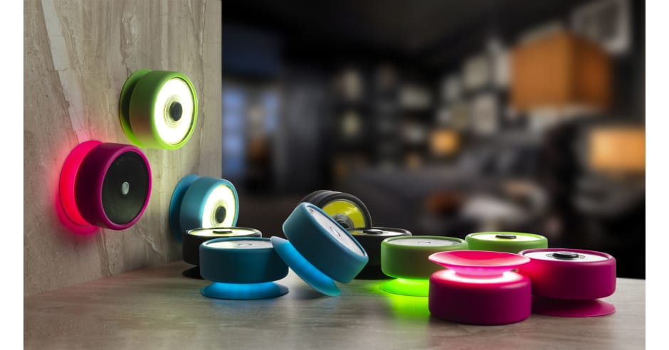 Meh: 4-Pack: COB LED Magnetic Suction Puck Lights