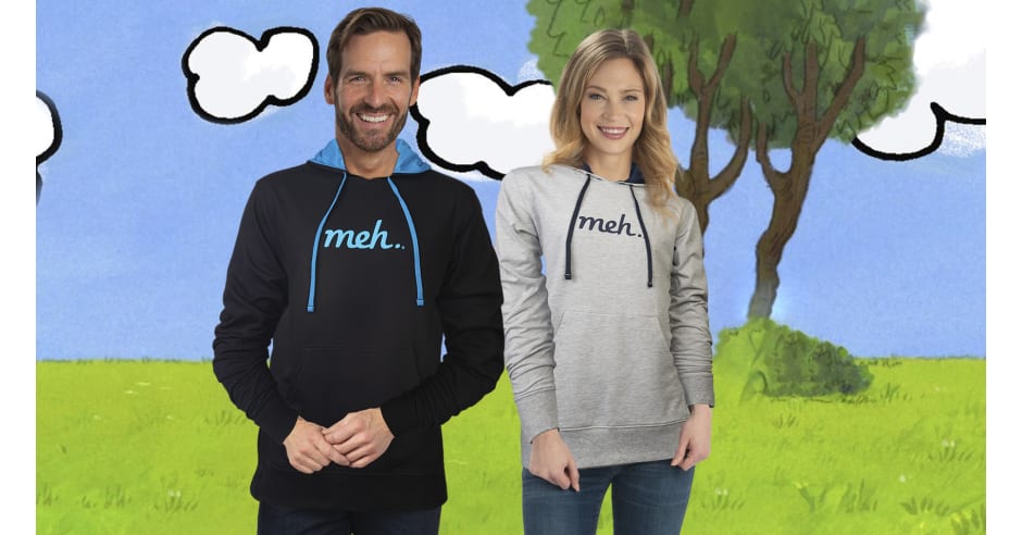 Meh: Meh Logo Hoodies