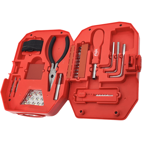 MorningSave: 2-Pack: Flipo Tool Pod 24-Piece Tool Set With LED Dual Use ...