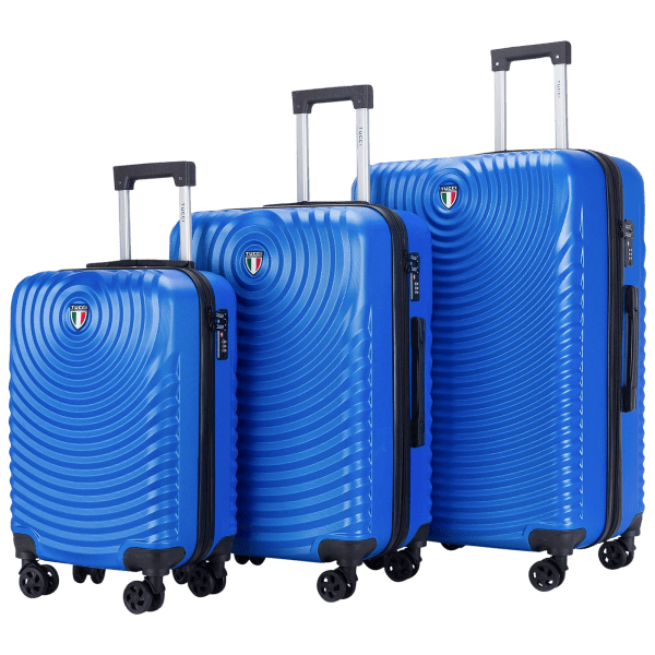 SideDeal: TUCCI Italy 3-Piece Locking Luggage Set