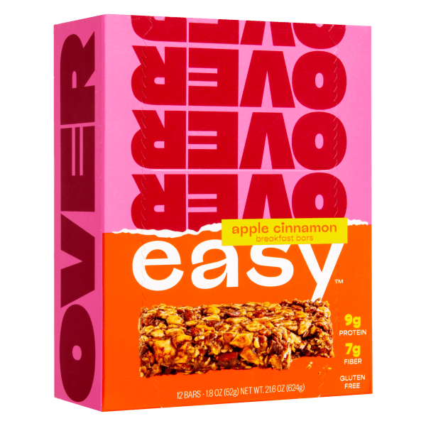 SideDeal: 24-Pack: Over Easy Soft & Chewy Apple Cinnamon Granola ...