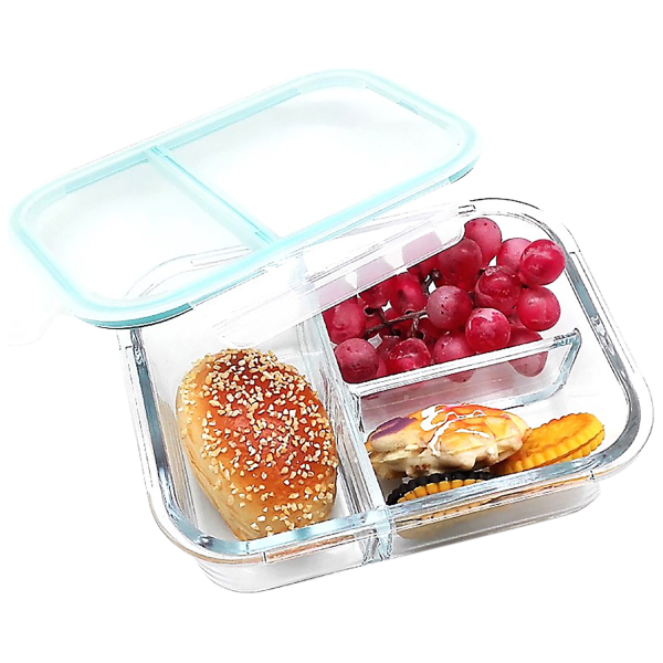 MorningSave: Masions 6-Piece Borosilicate Glass Divided Containers
