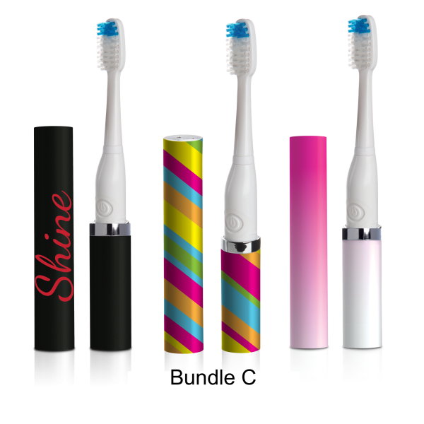 MorningSave: 3-Pack: VIOlife Slim Sonic Travel Toothbrushes