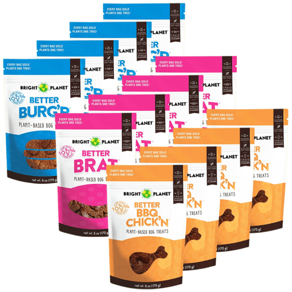 Meh: 12-Pack: Bright Planet Plant-Based Dog Treats