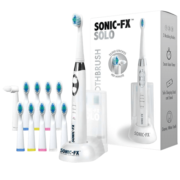 Sonic FX Sonic Toothbrush with 10 Brush Heads & 1 Interdental Head