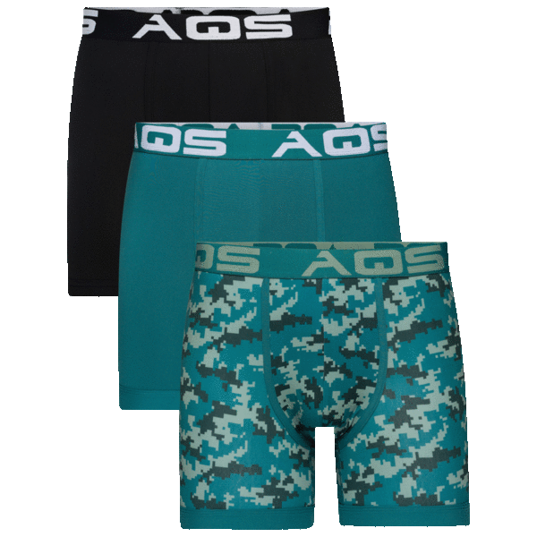 SideDeal: 3-Pack: AQS Camouflage Boxer Briefs
