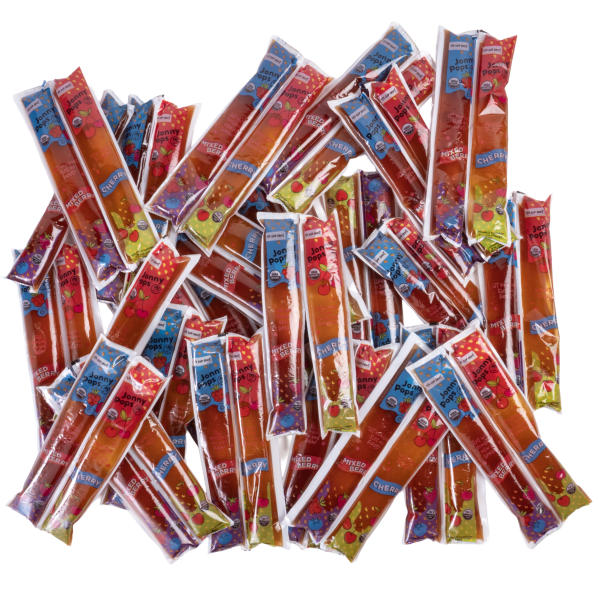 SideDeal: 48-Pack: Jonny Pops Large 4oz Freezer Pops (Cherry & Mixed Berry)