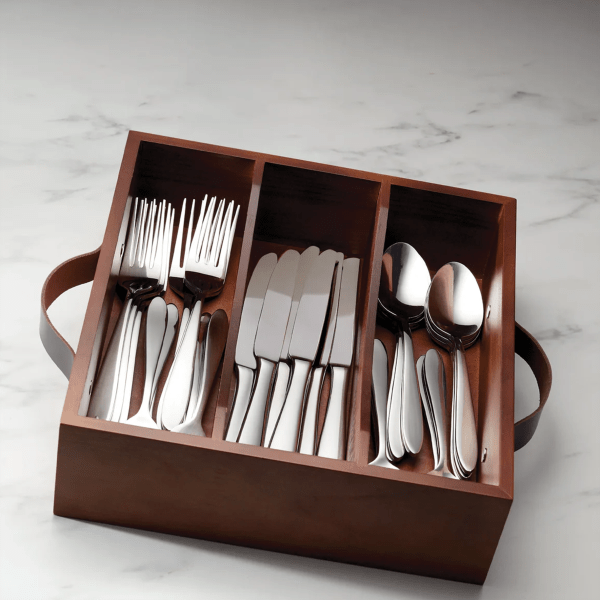 MorningSave: Oneida Mooncrest 30-Piece Flatware Set with Caddy
