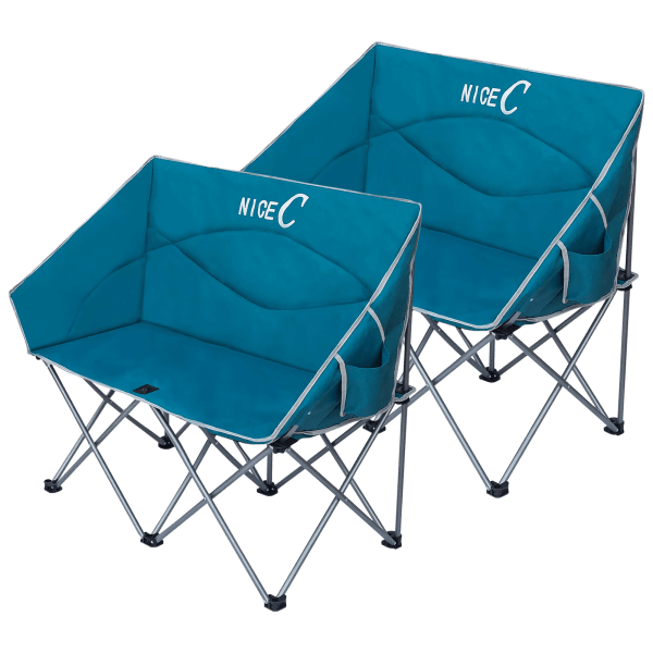 MorningSave: 2-Pack: Nice Choice Loveseat Camping Chairs