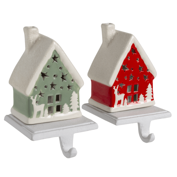 SideDeal: 2-Pack: Winter Lane Handpainted 2-In-1 Removable House ...