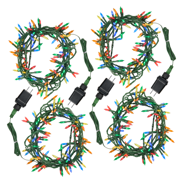 MorningSave: 4-Pack: Bethlehem Lights 120 LED Garland Style Cluster ...