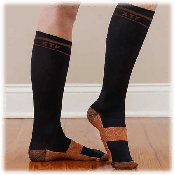 MorningSave: 6-Pack: Extreme Fit Unisex Copper-Infused Knee High ...