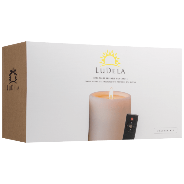 SideDeal: LuDela Gen2 Remote Control Real Flame Candle with 6 Refills