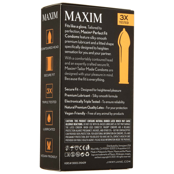 SideDeal: 60-Pack: MAXIM Tailor Made Condoms