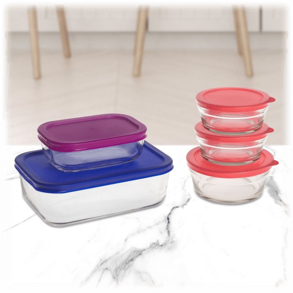 SideDeal: Farberware 10pc Glass Storage Set