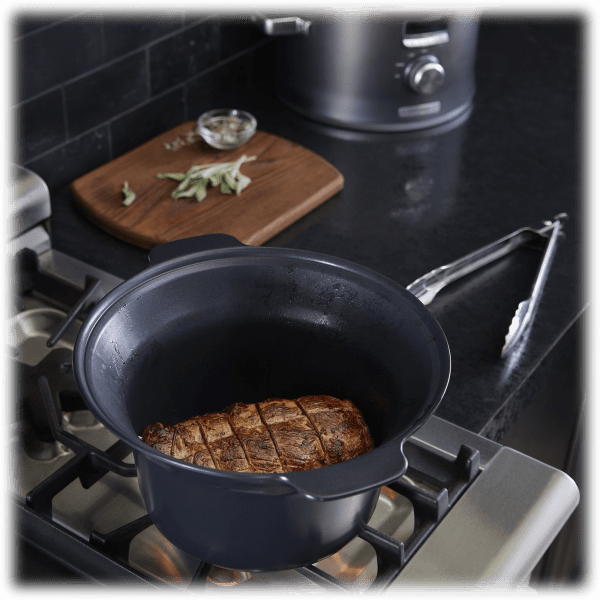 MorningSave: Calphalon Digital Sauté Slow Cooker in Dark Stainless Steel