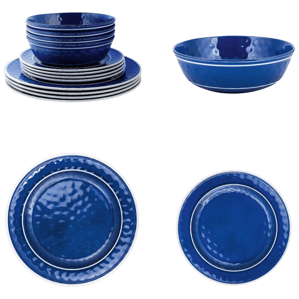 MorningSave: Craft & Kin 12-Piece Melamine Dinnerware Set