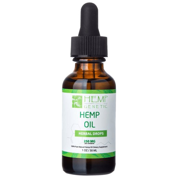 Hemp Genetic Herbal Hemp Oil Drops 250MG