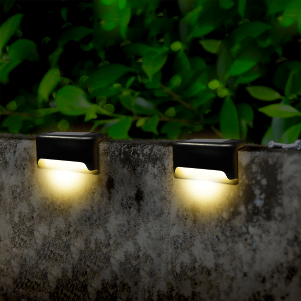 SideDeal: 2-Pack: Bright BasicsSolar Powered Outdoor Edge Lights