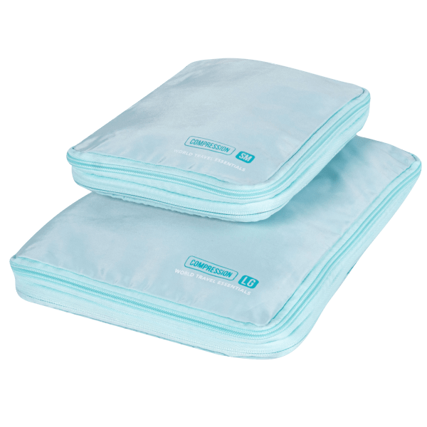 MorningSave: Travelon Set of 2 Packing Cubes With Compression