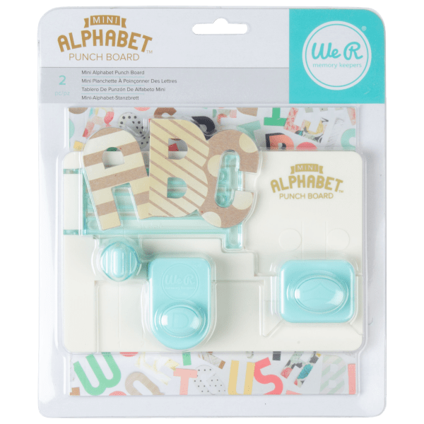 Meh: We R Memory Keepers Pocket Punch & Mini Alphabet Punch Board with ...