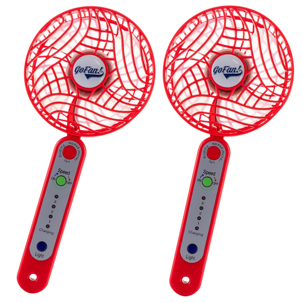 MorningSave: 2-Pack: Impress GoFan Rechargeable Portable Folding Mini-Fan
