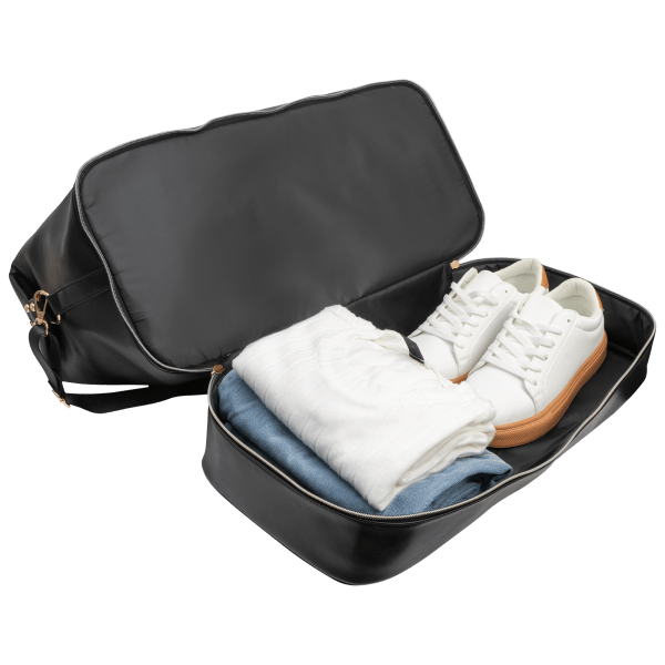 MorningSave: Ellen Tracy Smooth Faux Vachetta Weekender Duffel with ...