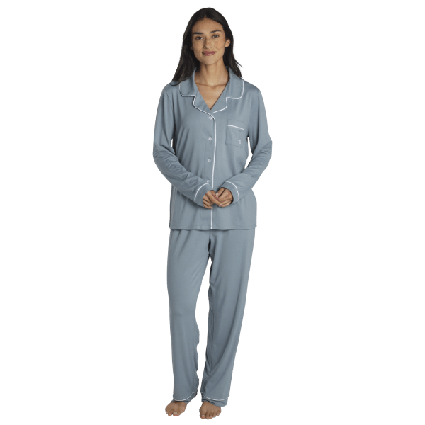 MorningSave: Born Long Sleeve Notch Collar Pajama Set