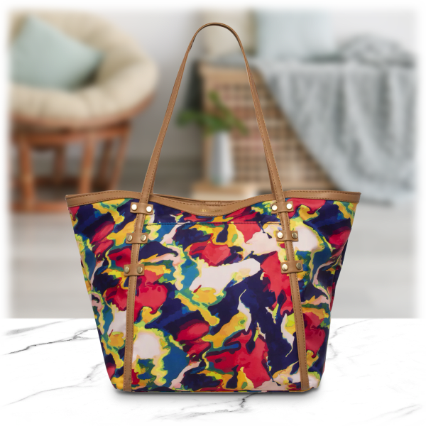 MorningSave: Alexis Bendel Tote Bag with Vegan Leather Straps