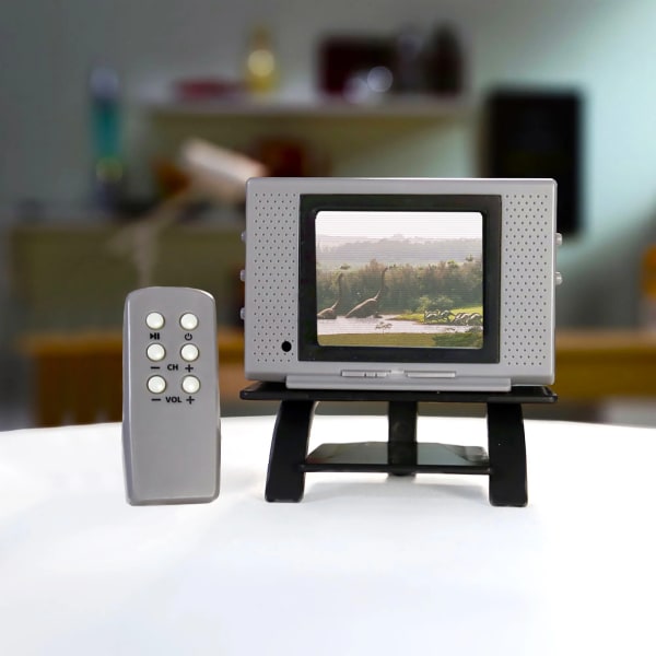 MorningSave: Tiny TV Classics Collectible TV with Real Working Remote