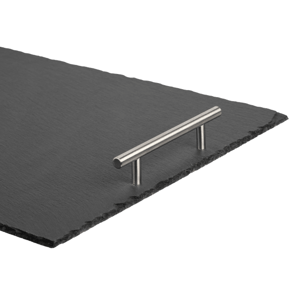 MorningSave: Wolfgang Puck Slate Tray with 3 Cheese Knives Charcuterie Set