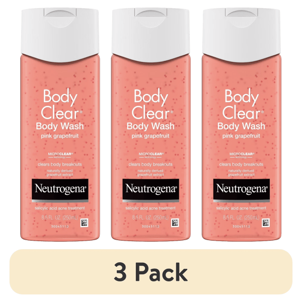 MorningSave: 3-Pack: Neutrogena Body Clear Pink Grapefruit Acne Body Wash