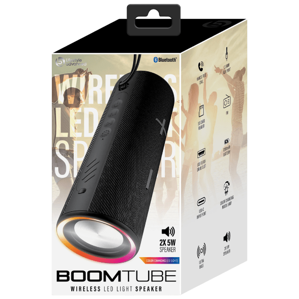 MorningSave: Lifestyle Advanced Boom Tube 10W Wireless Led Light Speaker