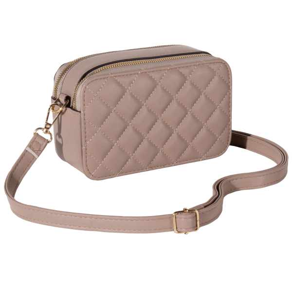 MorningSave: Malibu Skye Selina Double Compartment Quilted Crossbody Bag