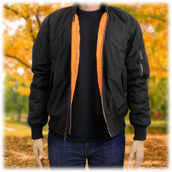 MorningSave: Men's Heavyweight MA-1 Bomber Flight Jacket