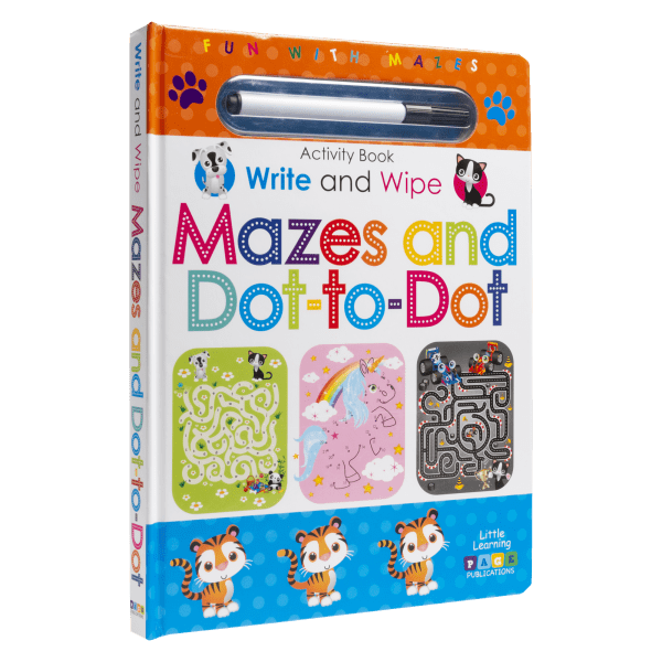 MorningSave: 2-Pack: Page Publications Write & Wipe Hard Cover Activity ...