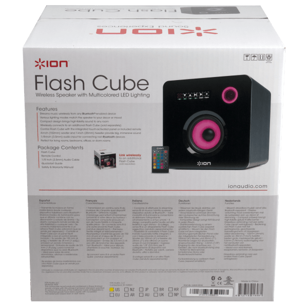 Meh: Ion Flash Cube Bluetooth Speaker with Ambient Lighting